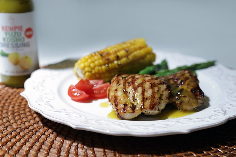Grilled Chicken with Yuzu Kosho Dressing — Kewpie USA