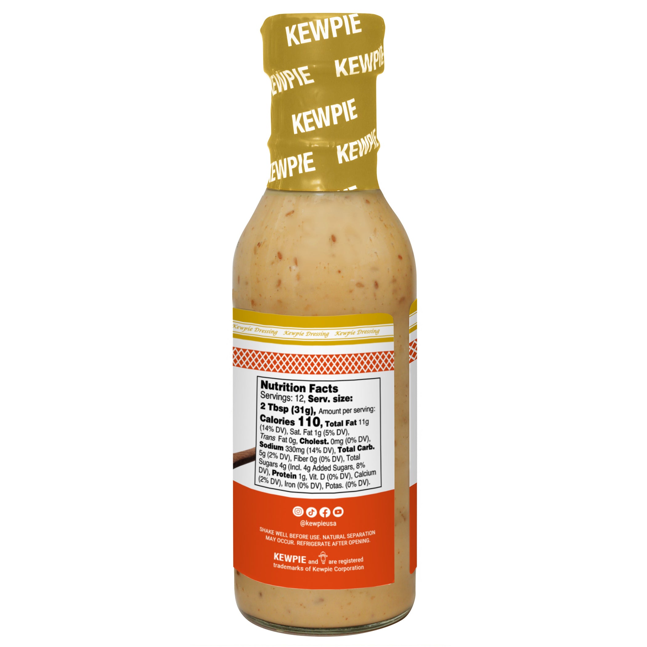 KEWPIE Deep-Roasted Sesame Dressing + Marinade - 12 fl. oz — Kewpie USA