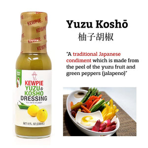 KEWPIE Yuzu & Kosho Dressing, 8 fl. oz — Kewpie USA